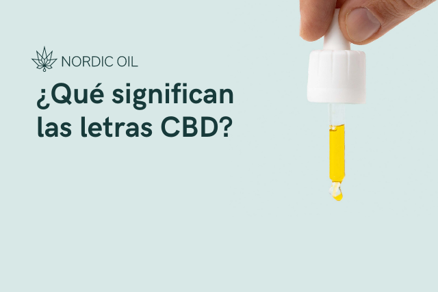 ¿Qué significan las letras CBD?